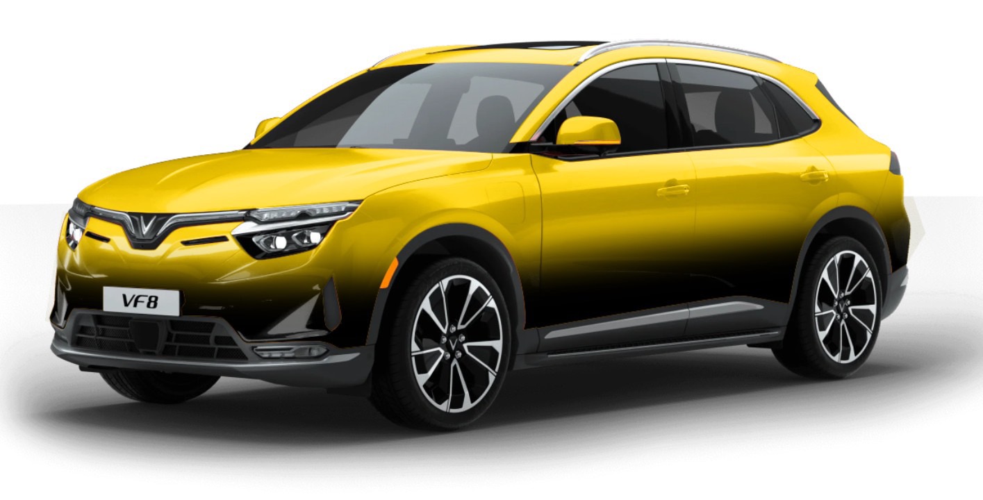 VF8 wrap màu vàng và đỏ - VF 8 - Cộng đồng VinFast Toàn cầu